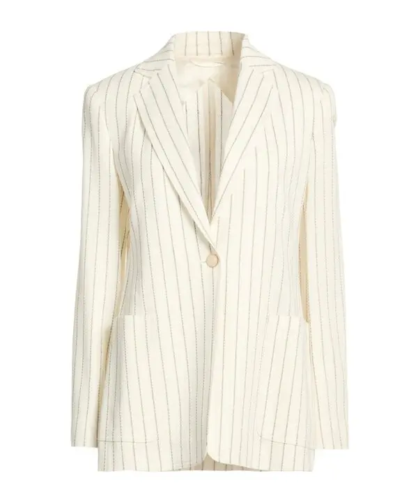 Max Mara Single-breasted Striped Blazer