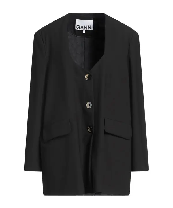 GANNI Single-breasted Blazer