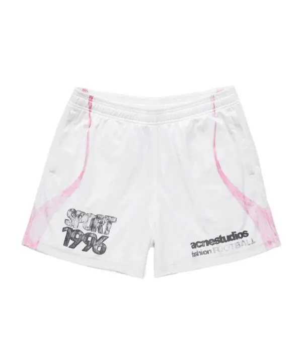 Acne Studios Graphic Print Drawstring Shorts