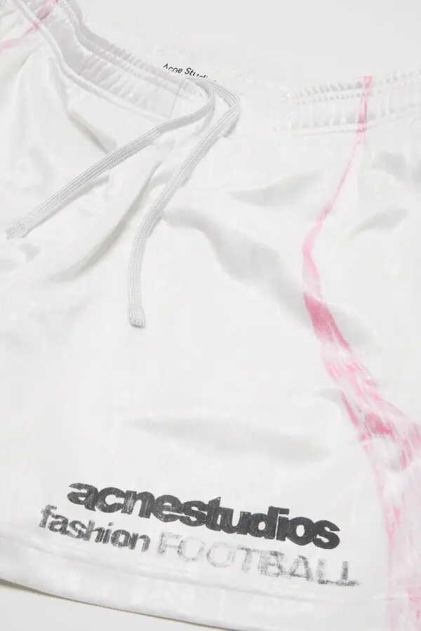 Acne Studios Graphic Print Drawstring Shorts