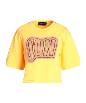 Sportmax Embroidered T-shirt - Yellow