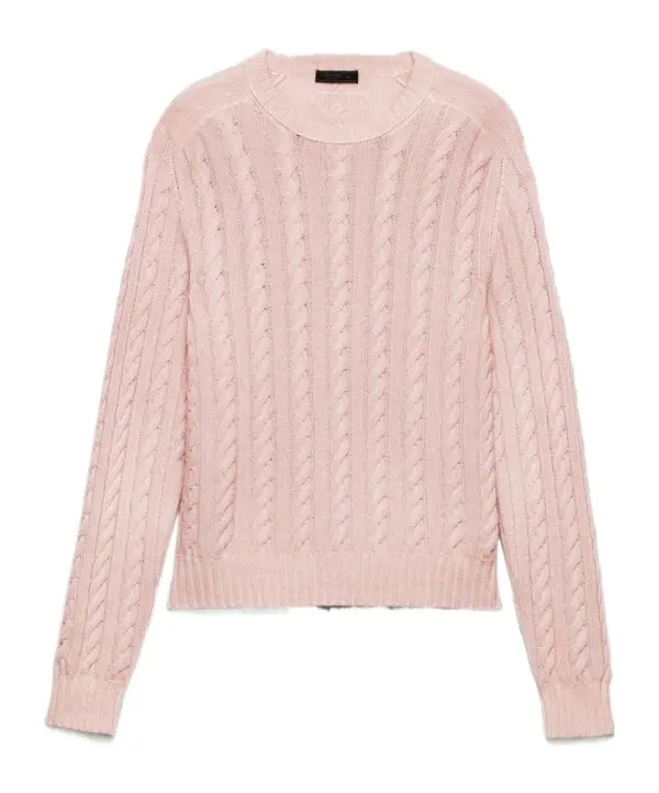 Prada Crewneck Ribbed Jumper