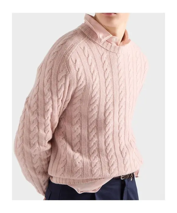 Prada Crewneck Ribbed Jumper