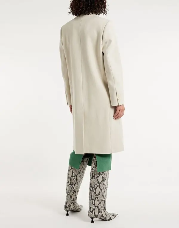 Isabel Marant Étoile Solid Color Double-breasted Coat