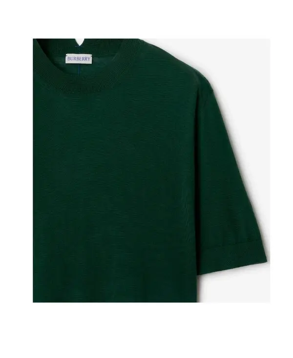Burberry Drop Shoulder Knitted Top