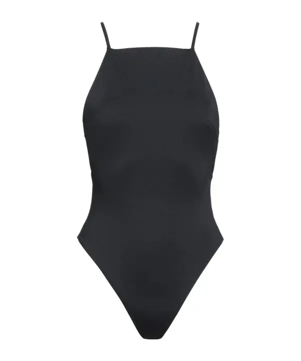 Farm Rio Sleeveless One-piece Swimsuit - Black