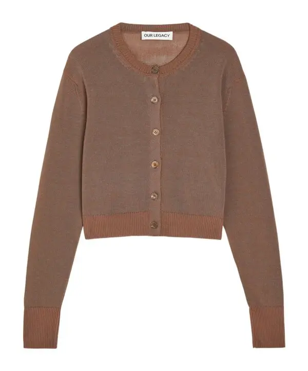Our Legacy Micro Cotton-blend Cardigan