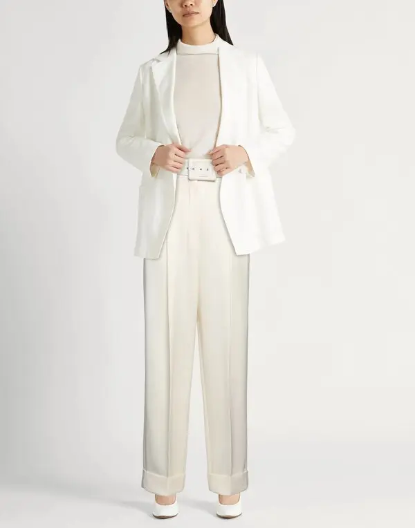 Max Mara High-waisted Wool Suit Trousers
