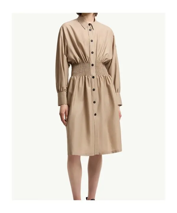 Moncler Cotton Nylon Shirt Dress