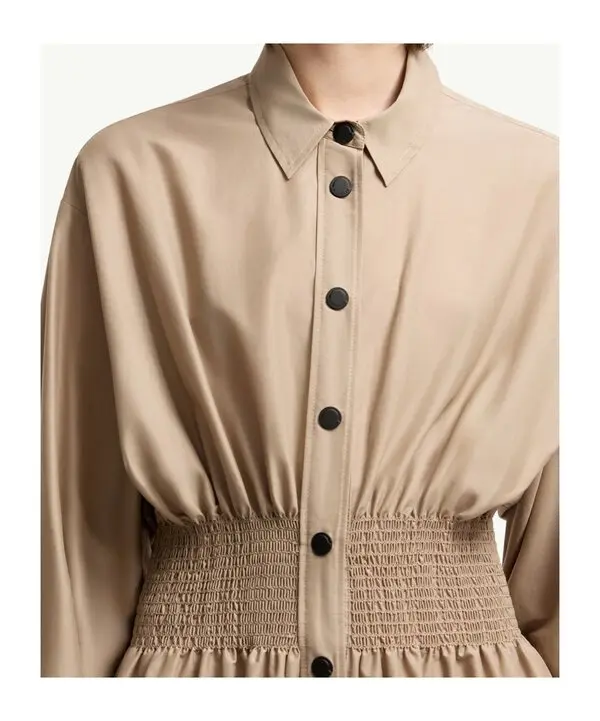 Moncler Cotton Nylon Shirt Dress