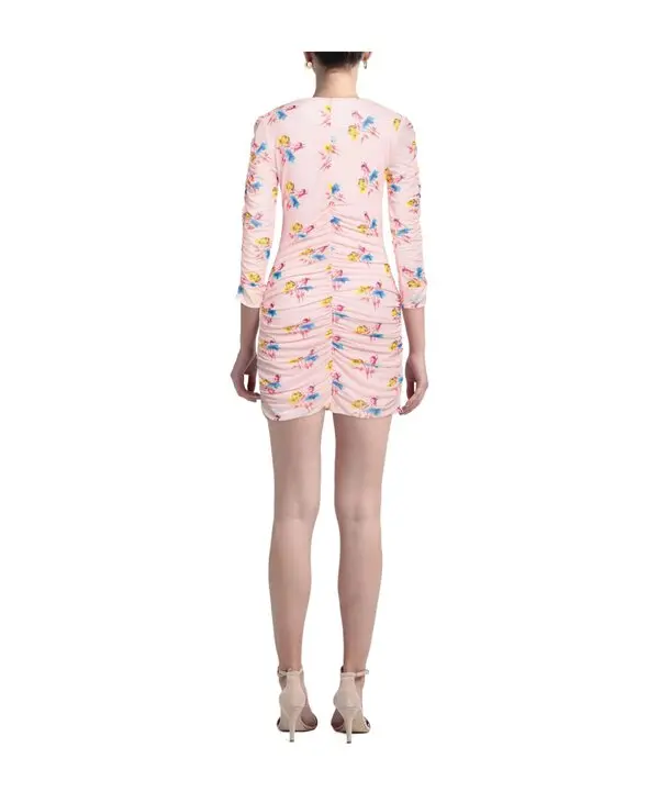 GANNI Floral-print Short Dresses