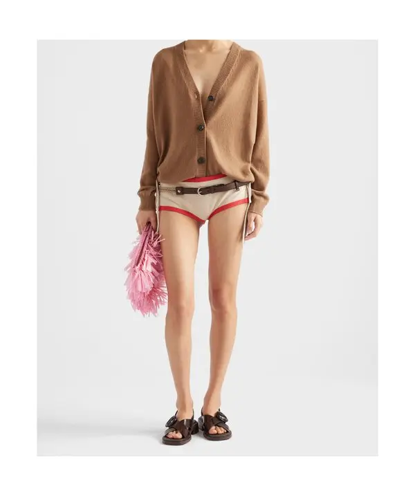 Prada Cashmere V-neck Cardigan