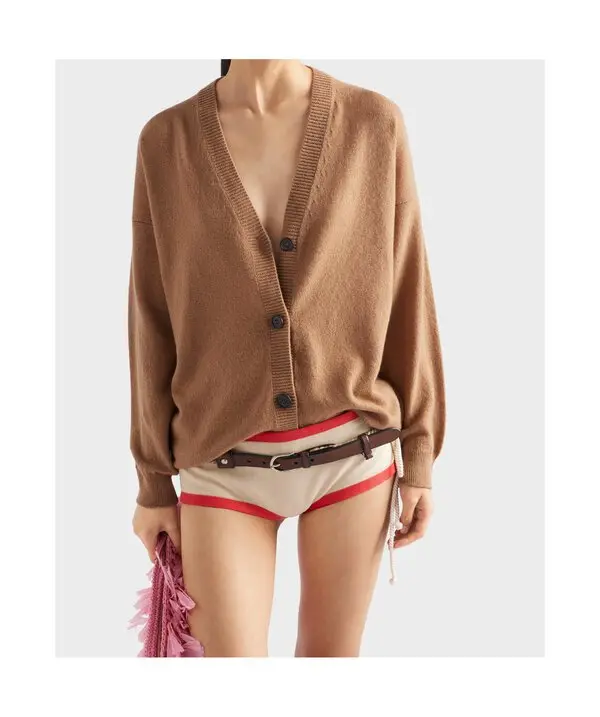Prada Cashmere V-neck Cardigan