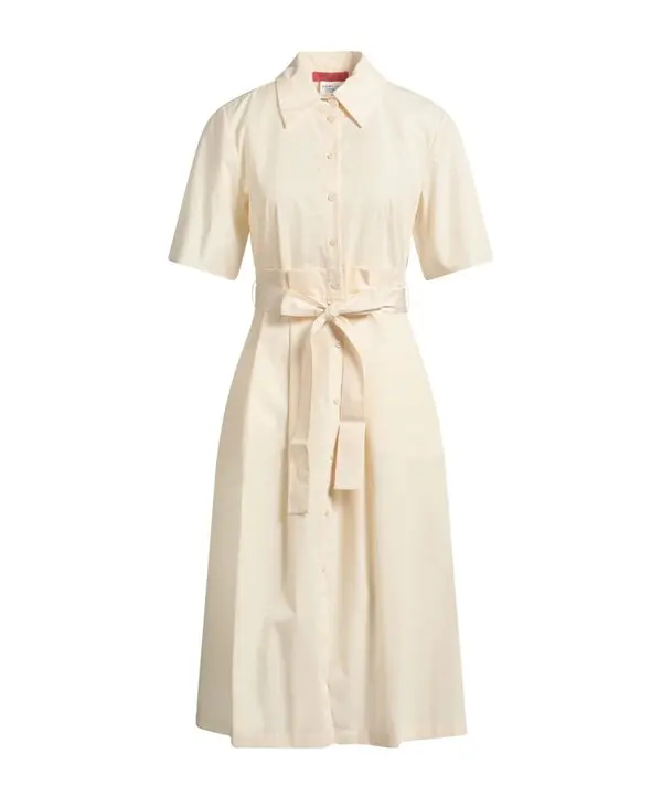MAXCO. Max&co. Shirt Dress With Belt And Short Sleeves