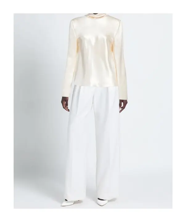 Saint Laurent Silk Backless Top