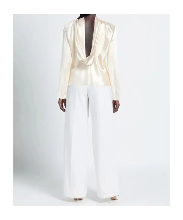 Saint Laurent Silk Backless Top