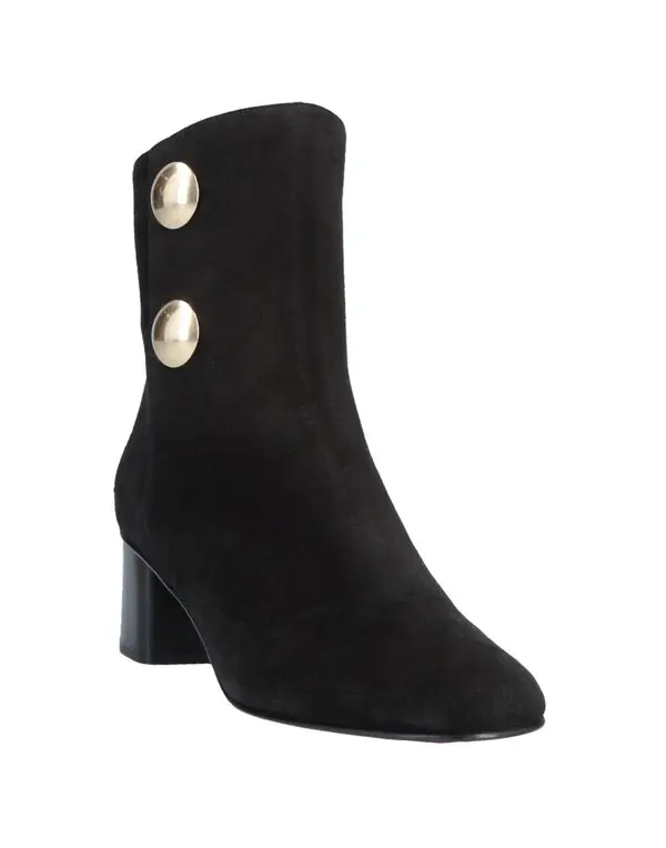 Chloé Minimalist Round Toe Block Heel Ankle Boots