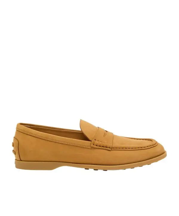 TOD'S Gomma Leggero Nubuck Loafers