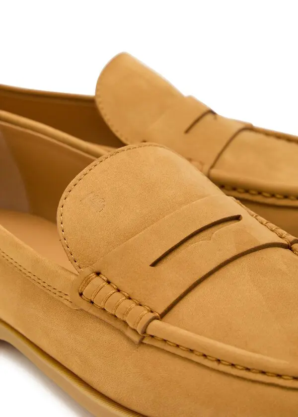 TOD'S Gomma Leggero Nubuck Loafers