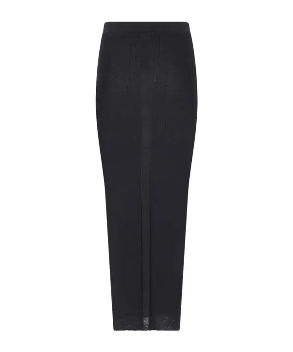 Rick Owens Ribbed Sacri Midi Skirt