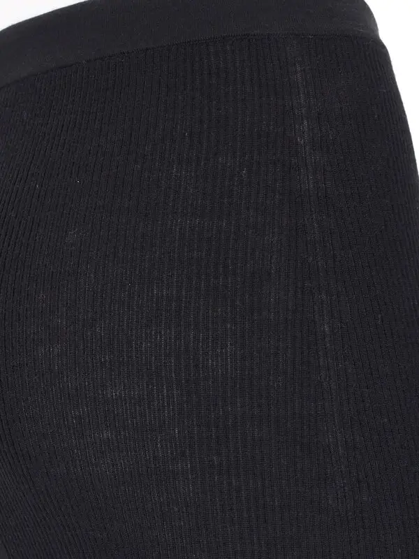 Rick Owens Ribbed Sacri Midi Skirt
