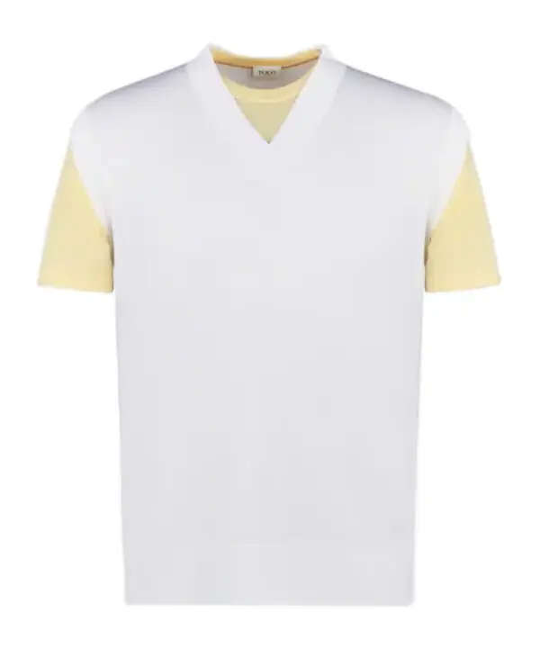 TOD'S Short-sleeved Knitted T-shirt