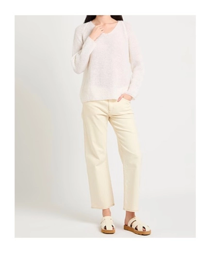 Max Mara Long-sleeved V-neck Sweater