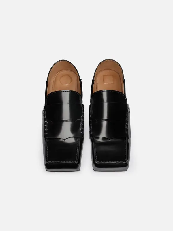 Jacquemus Leather Square-toe Loafers