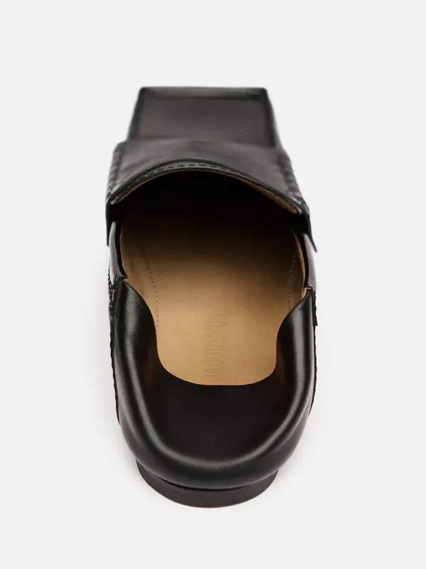 Jacquemus Leather Square-toe Loafers