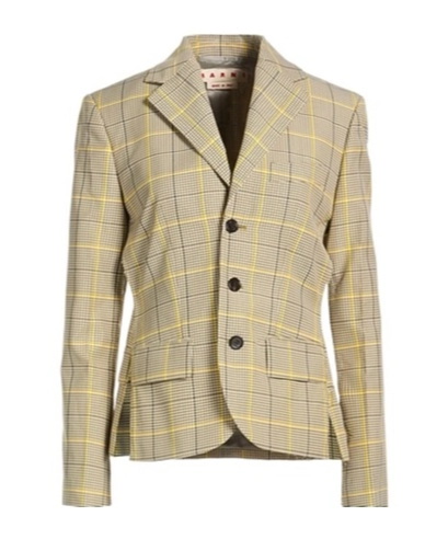 Marni Checked Suit Jacket