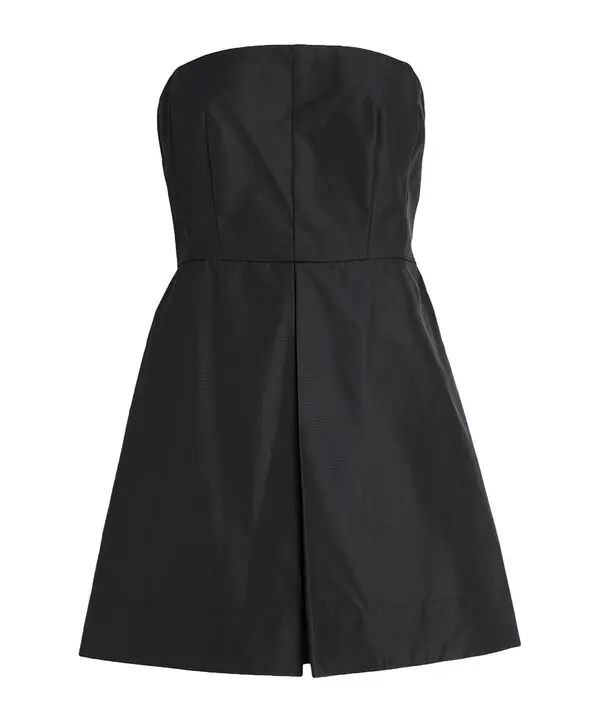 MAXCO. Max&co. Strapless Pleated Flared Dress