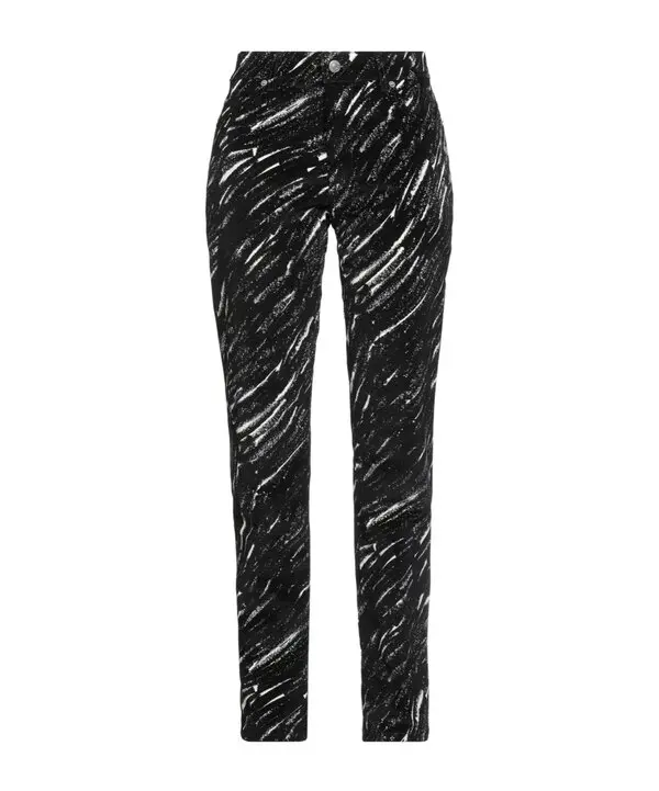 Marni Two-tone Straight-leg Pants - Black
