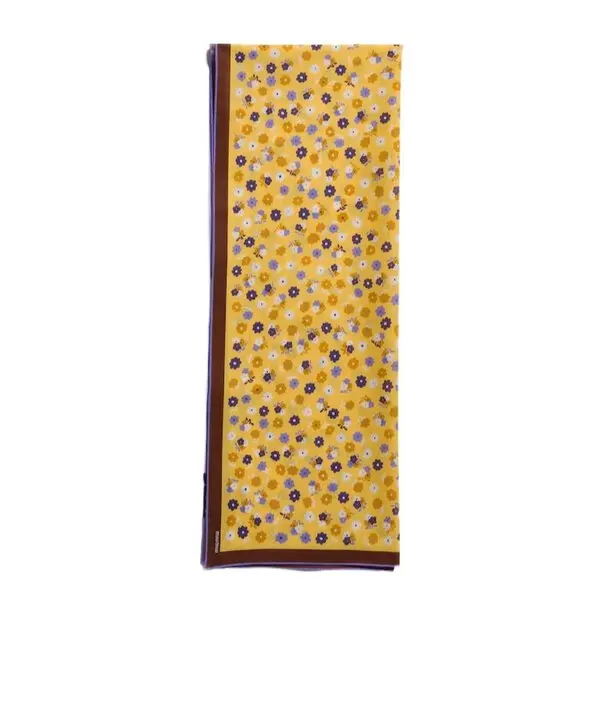 Miu Miu Printed Poplin Scarf - Yellow