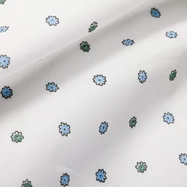Miu Miu Printed Poplin Scarf - White