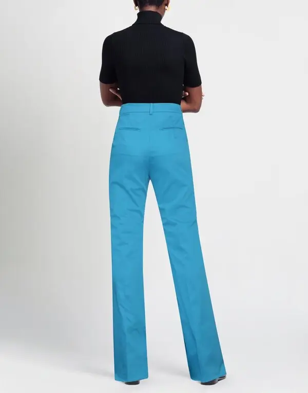 Sportmax Solid Color Stretch Straight-leg Pants