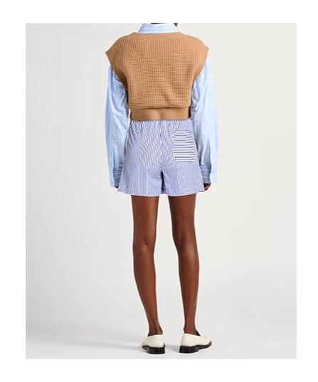 Rag & Bone Striped Poplin Bermuda Shorts