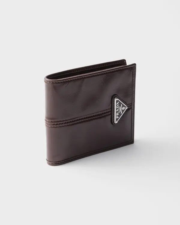 Prada Leather Wallet With Coin Purse