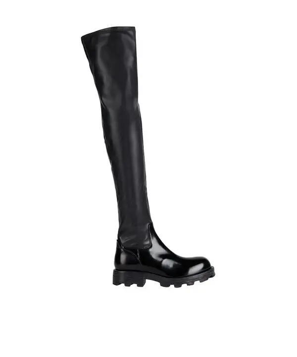 DIESEL® Patent Leather Platform Boots