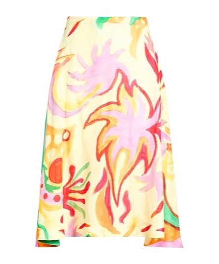 Marni Flared Skirt - Yellow