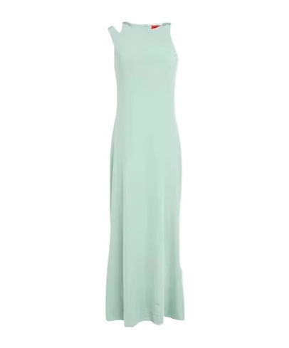 MAXCO. Sleeveless Crewneck Maxi Dress