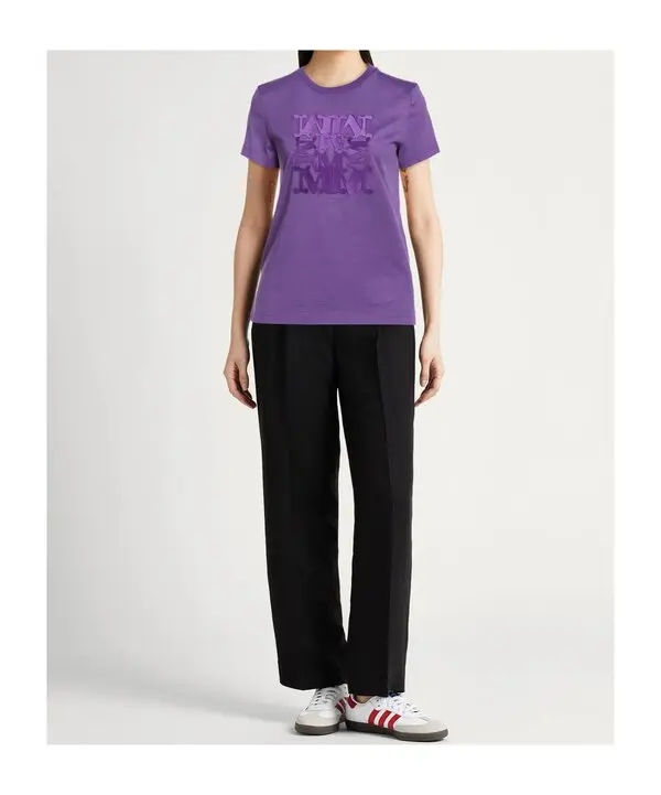 Max Mara Logo Crew-neck T-shirt
