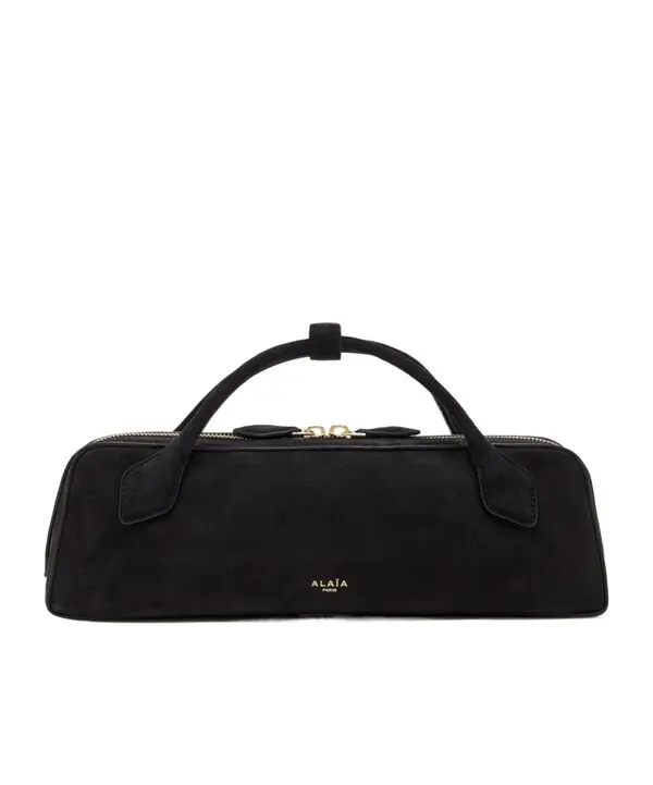Alaïa Le Teckel Suede Clutch