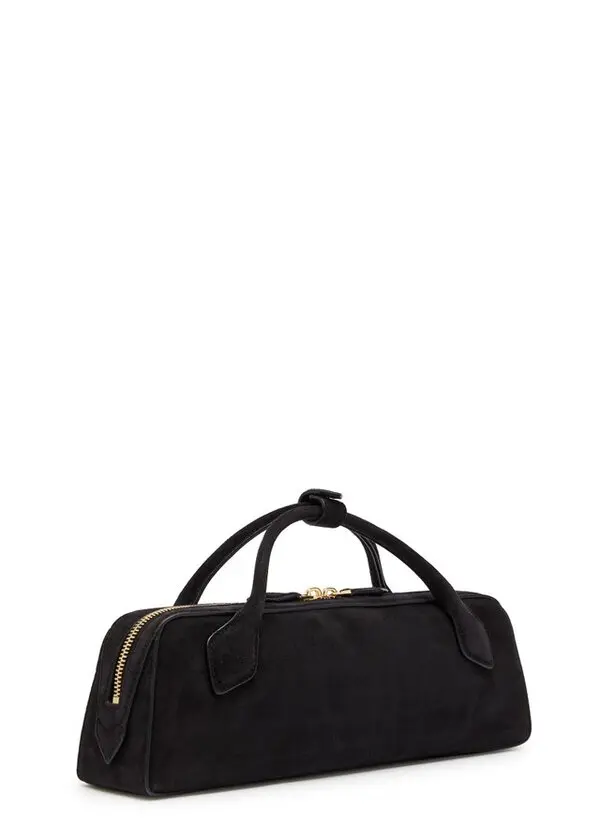 Alaïa Le Teckel Suede Clutch