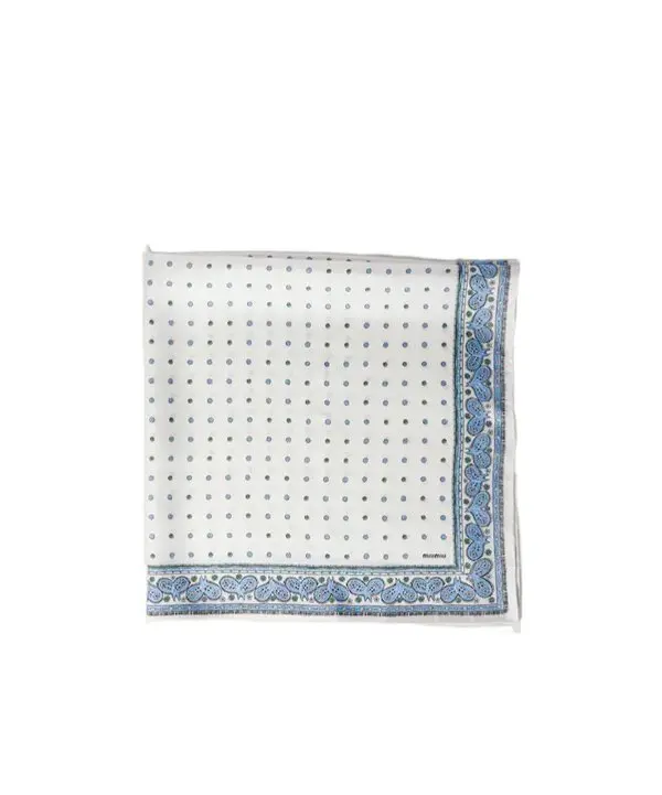 Miu Miu Printed Twill Scarf