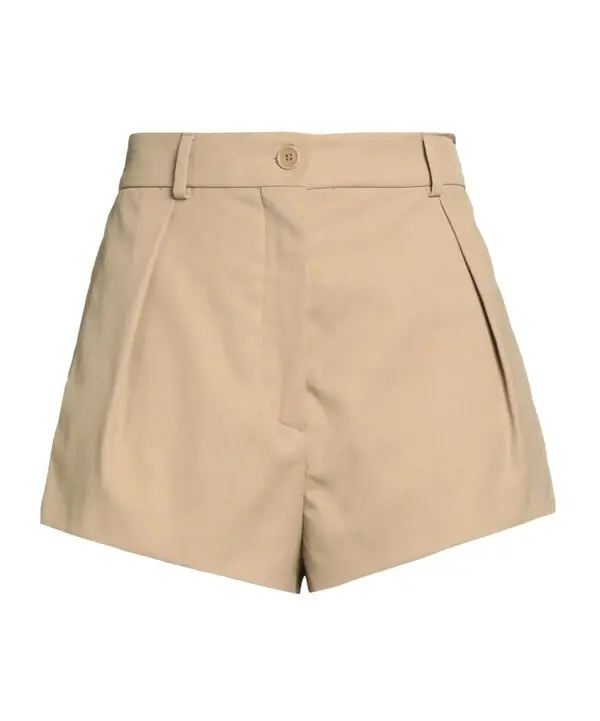 Sportmax Pleated Detail High Waisted Shorts