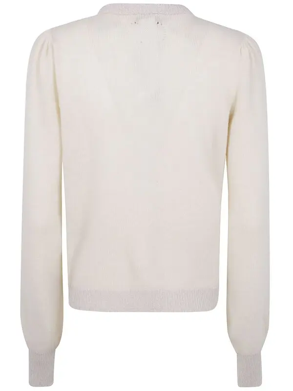 TWINSET Puff-sleeve Button Cardigan