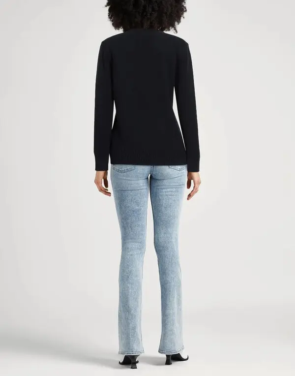 GANNI Colorful Jacquard Knitted Long Sleeve