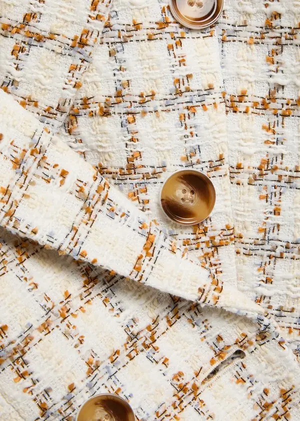 Veronica Beard Ryland Checked Tweed Jacket