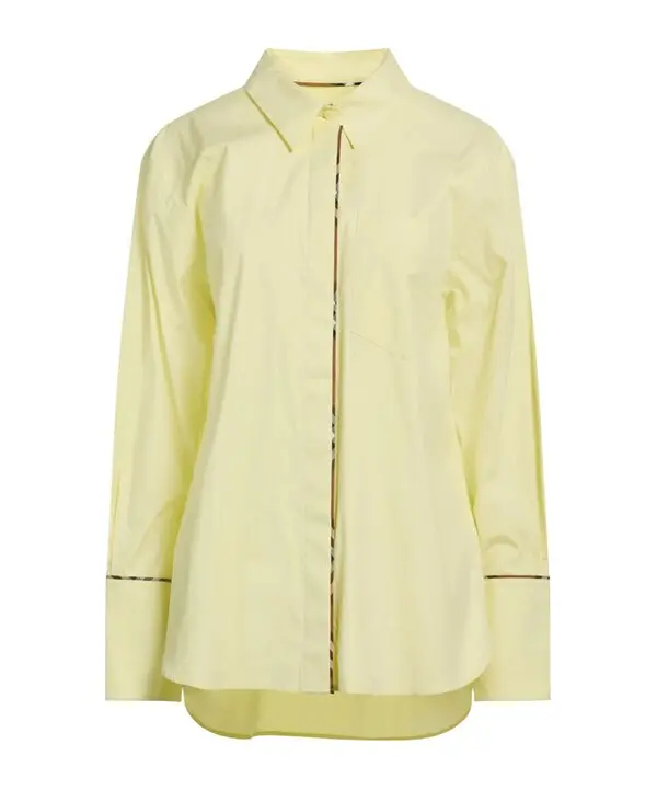 Burberry Long Sleeve Shirt With Classic Collar - Nude