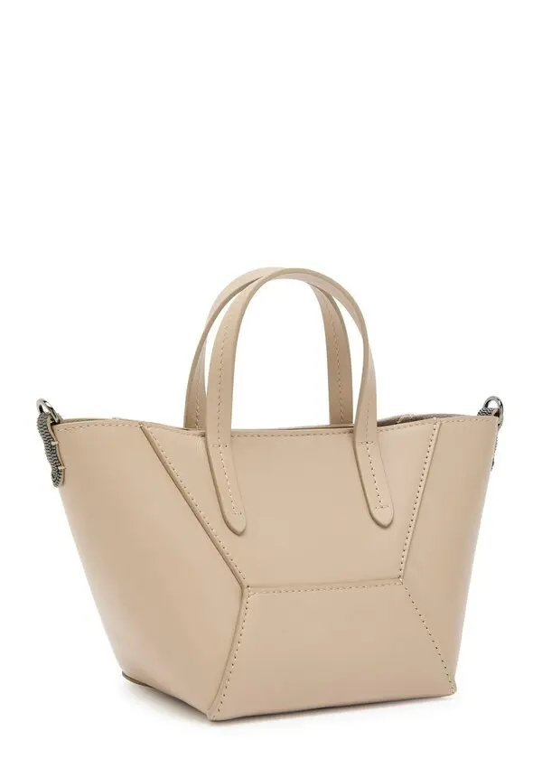 Brunello Cucinelli Bead Mini Leather Tote Bag - Nude